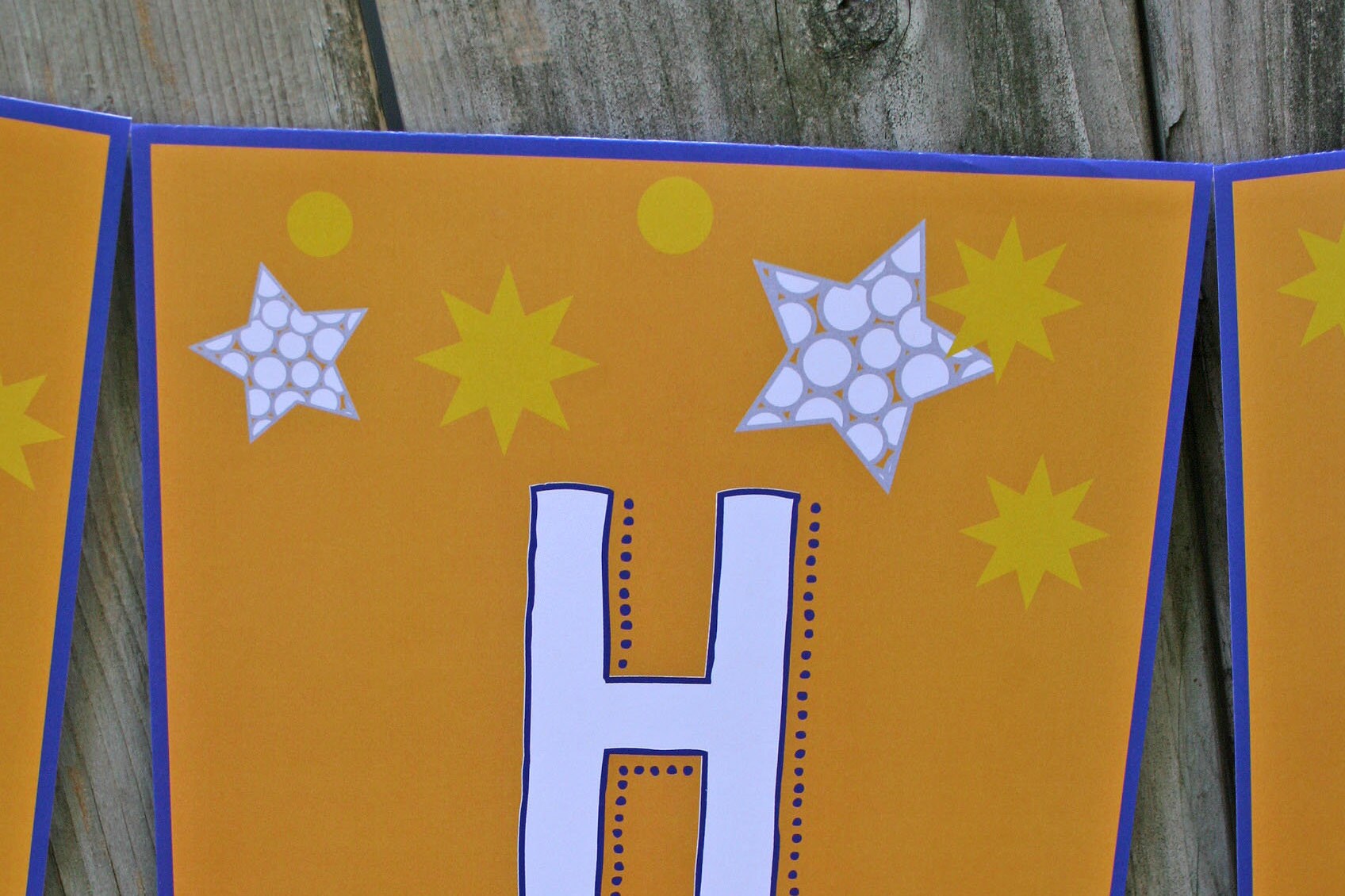Star Themed Banner // Star and Shine Theme Pennant - Etsy