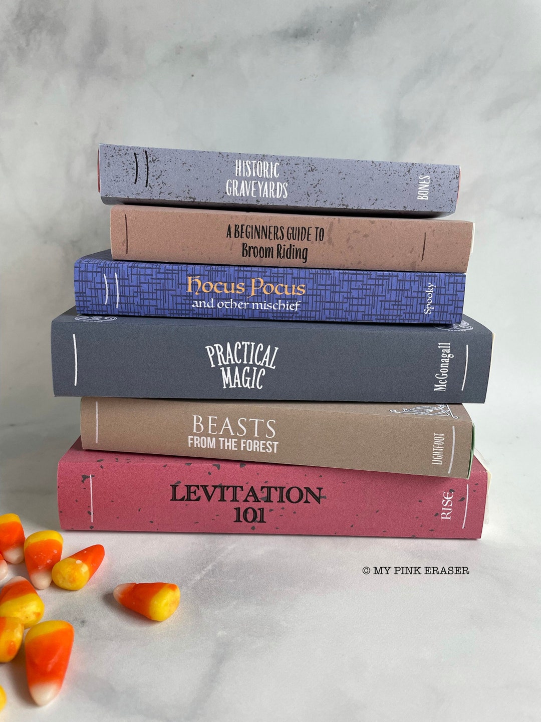 Halloween Decor // Halloween Book Covers // Halloween Books Decor - Etsy