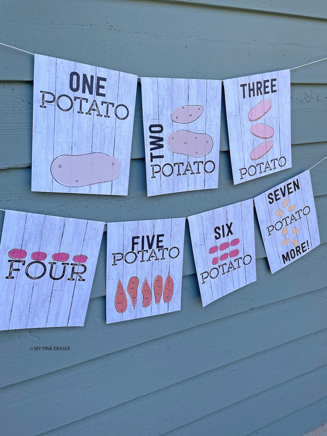 Potato Bar Banner // Baked Potato Bar Banner - Etsy