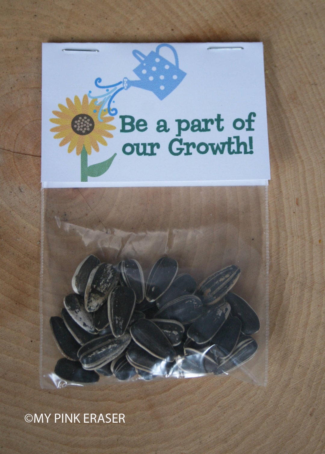 Seed Packet Package Topper // Seed Favor Topper - Etsy