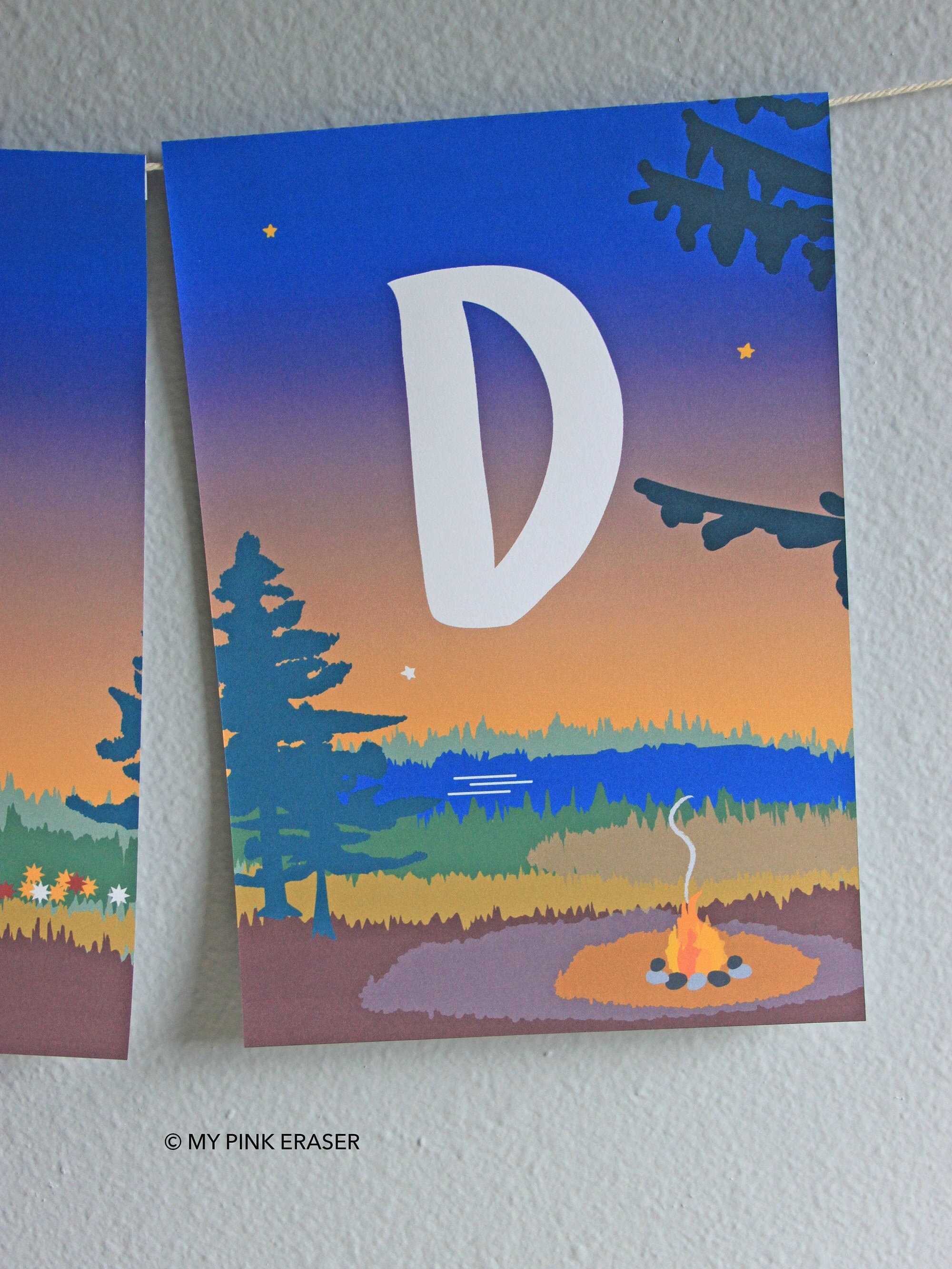 Classroom Reading Banner // Reading Camping Theme Banner - Etsy