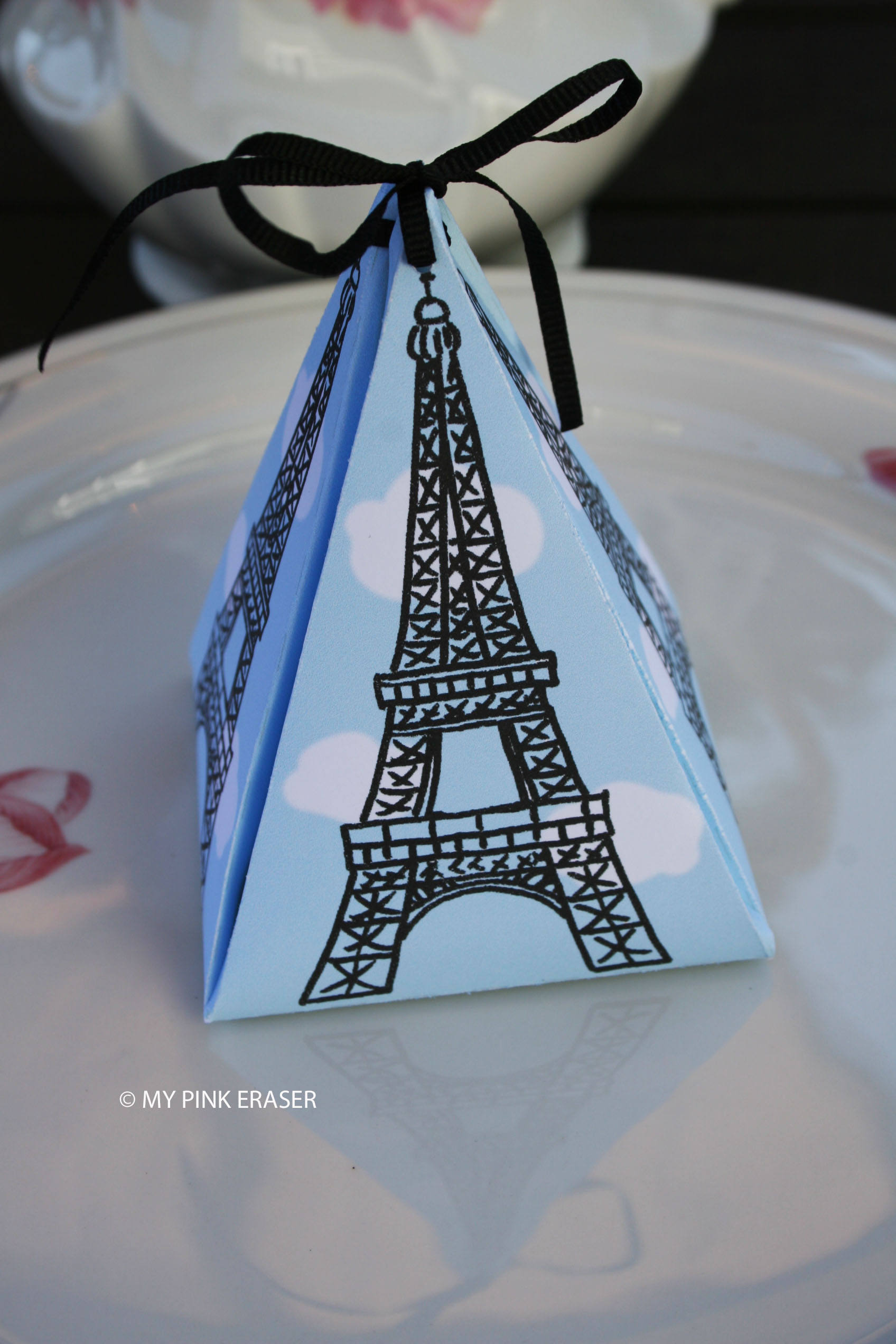 Eiffel Tower Party Favor Boxes Eiffel Tower Favour Boxes Red