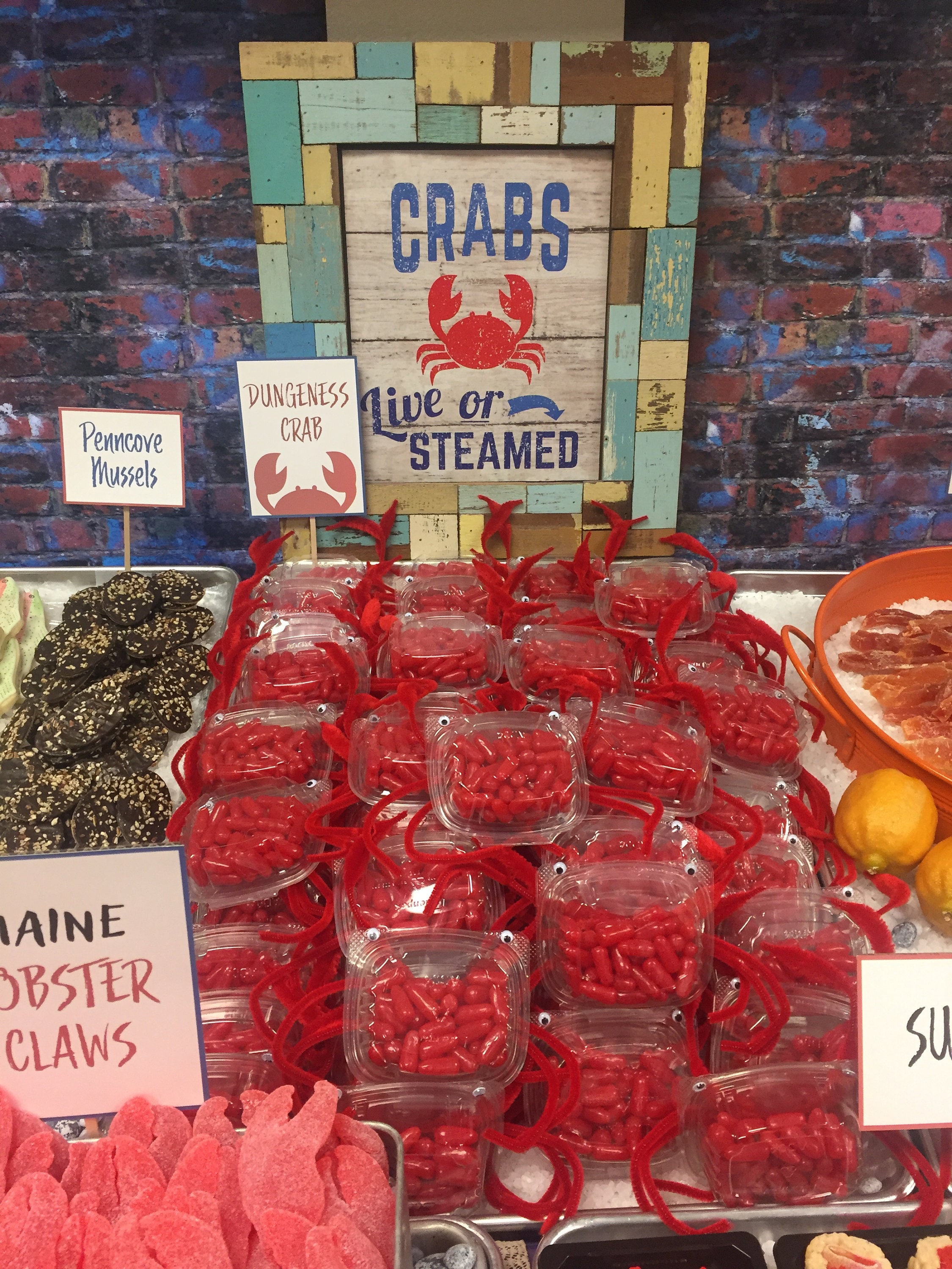 Crab Seafood Sign - Etsy