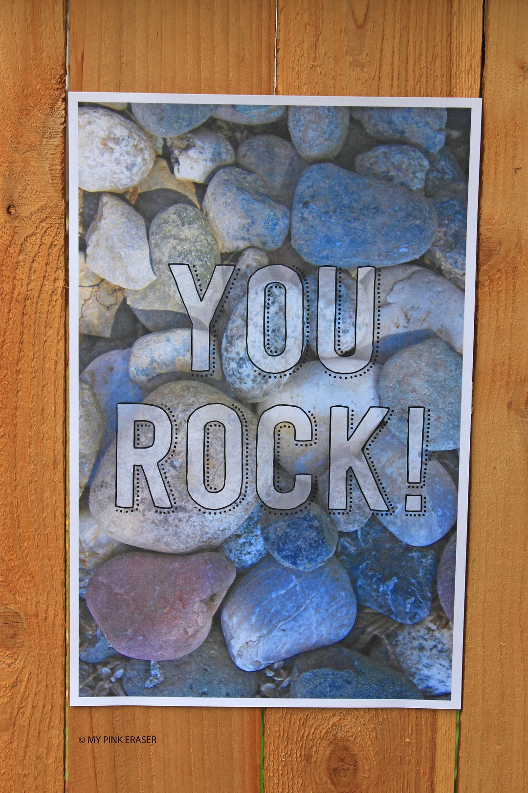 You Rock Poster // Motivational Poster - Etsy