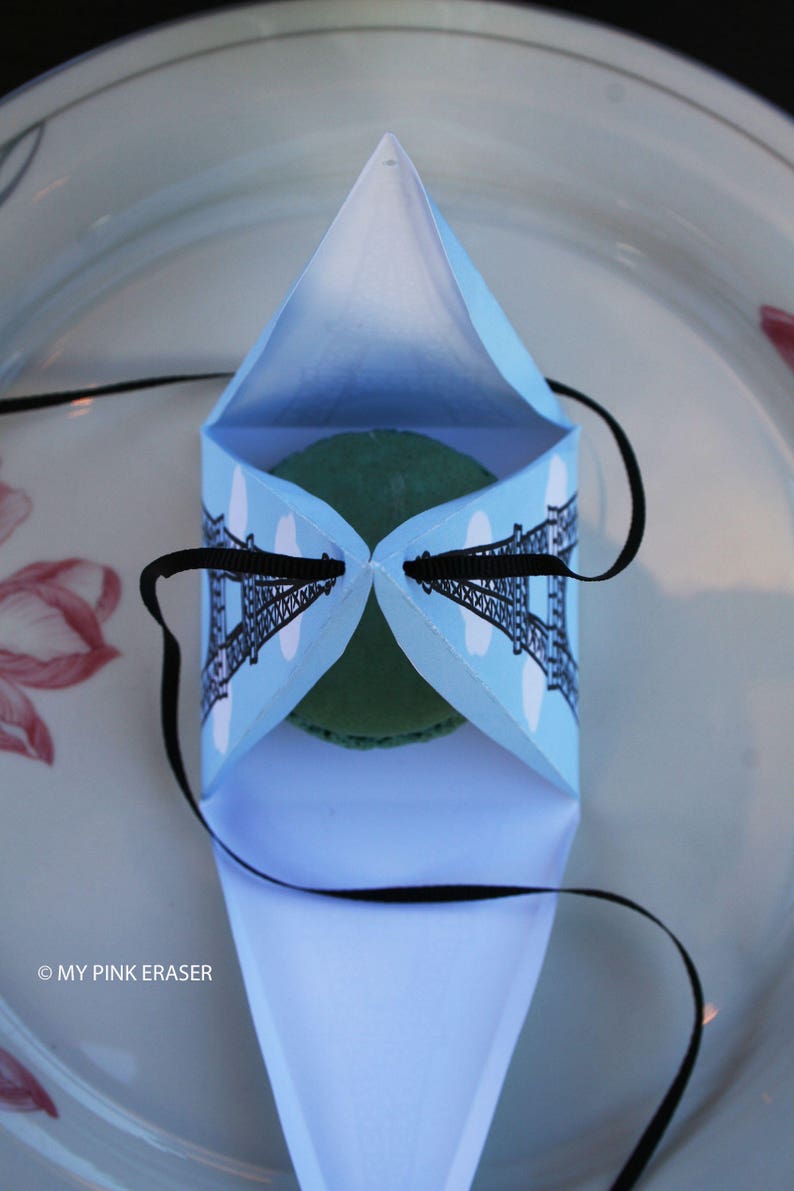 Eiffel Tower Favor Box // Paris Theme Party // Paris Wedding // Paris ...