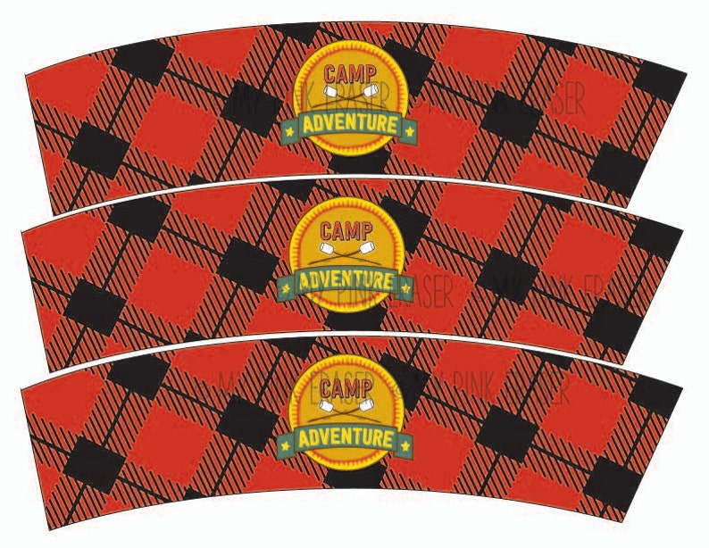 Camping Party Paper Cup // Lumberjack Party Theme - Etsy