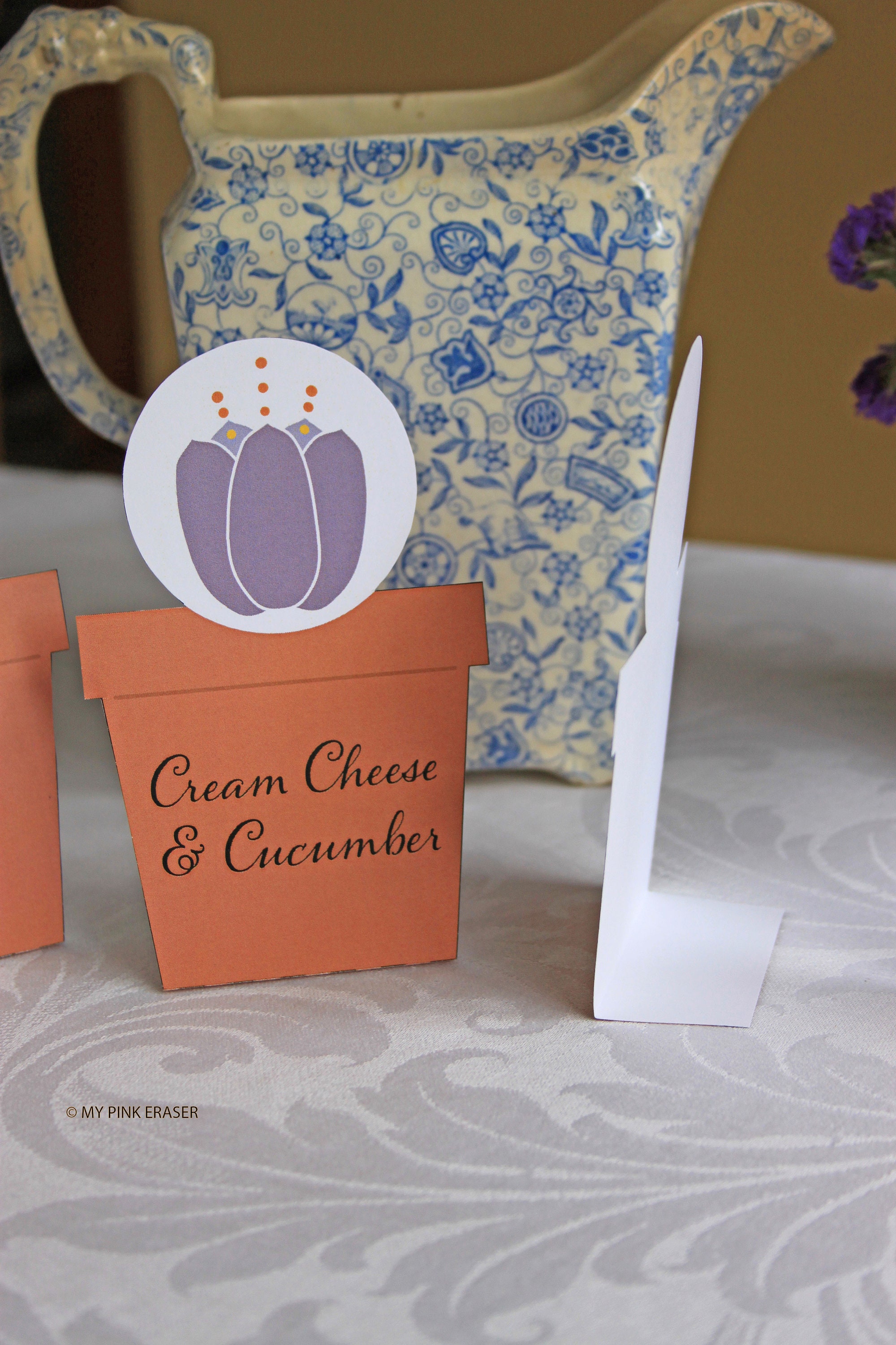 Flower Pot Place Cards // Garden Party Place Cards - Etsy
