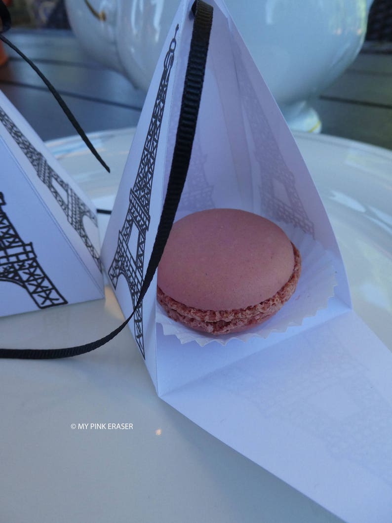 Eiffel Tower Favor Box // Paris Theme Party Favor - Etsy