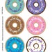 Donut Party Favor Tag // Donut Theme Favors - Etsy