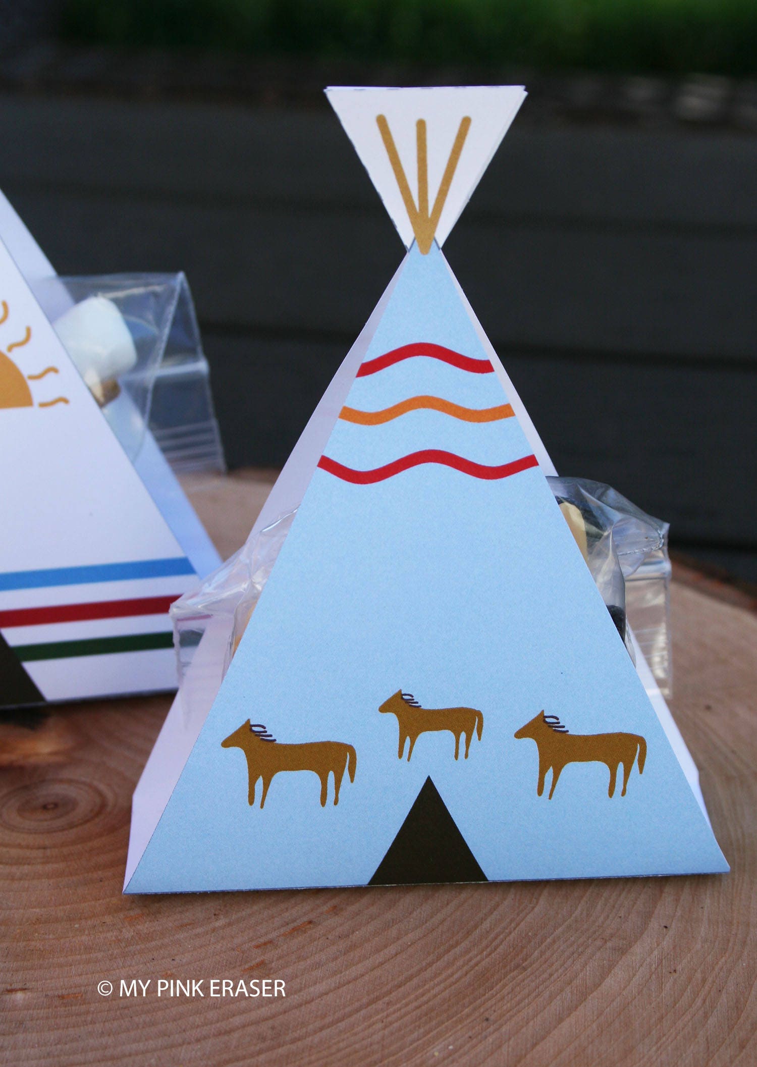 Teepee Party Favors // Teepee Treat Favors // Native American Theme ...