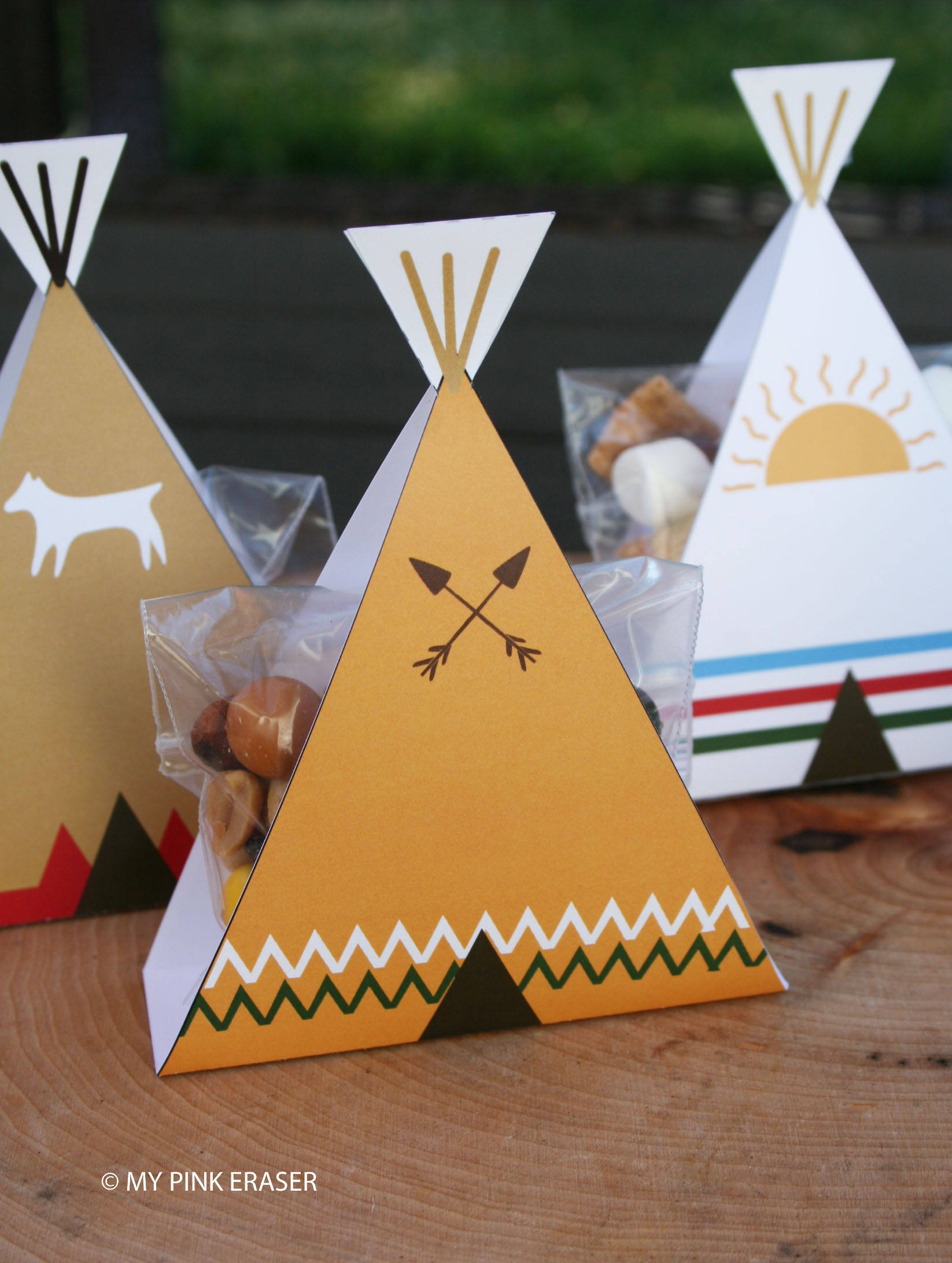 Teepee Party Favors // Teepee Treat Favors // Native American Theme ...