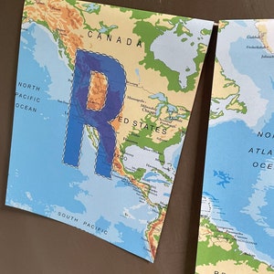 Classroom Read Around the World Banner // World Map Read Banner - Etsy