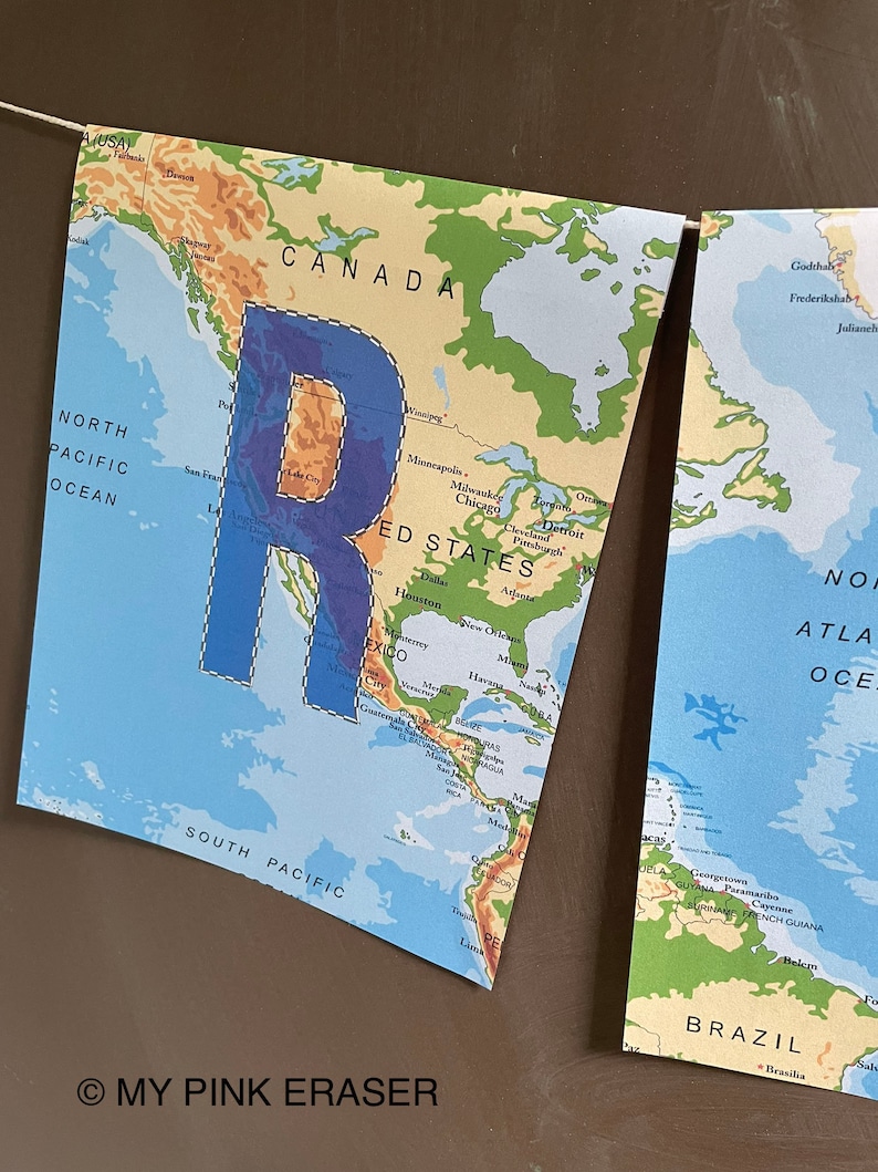 Classroom Read Around the World Banner // World Map Read Banner - Etsy