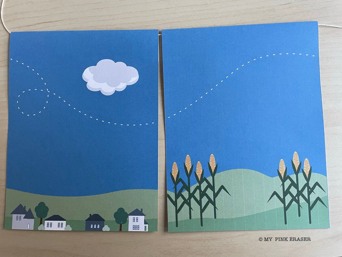 Paper Airplane Theme Banner // Travel Theme Banner // America - Etsy