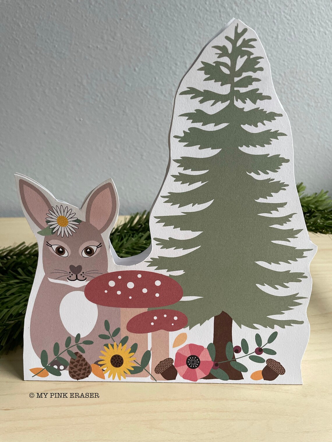 Woodland Animal Table Displays // Woodland Theme Party Decor - Etsy