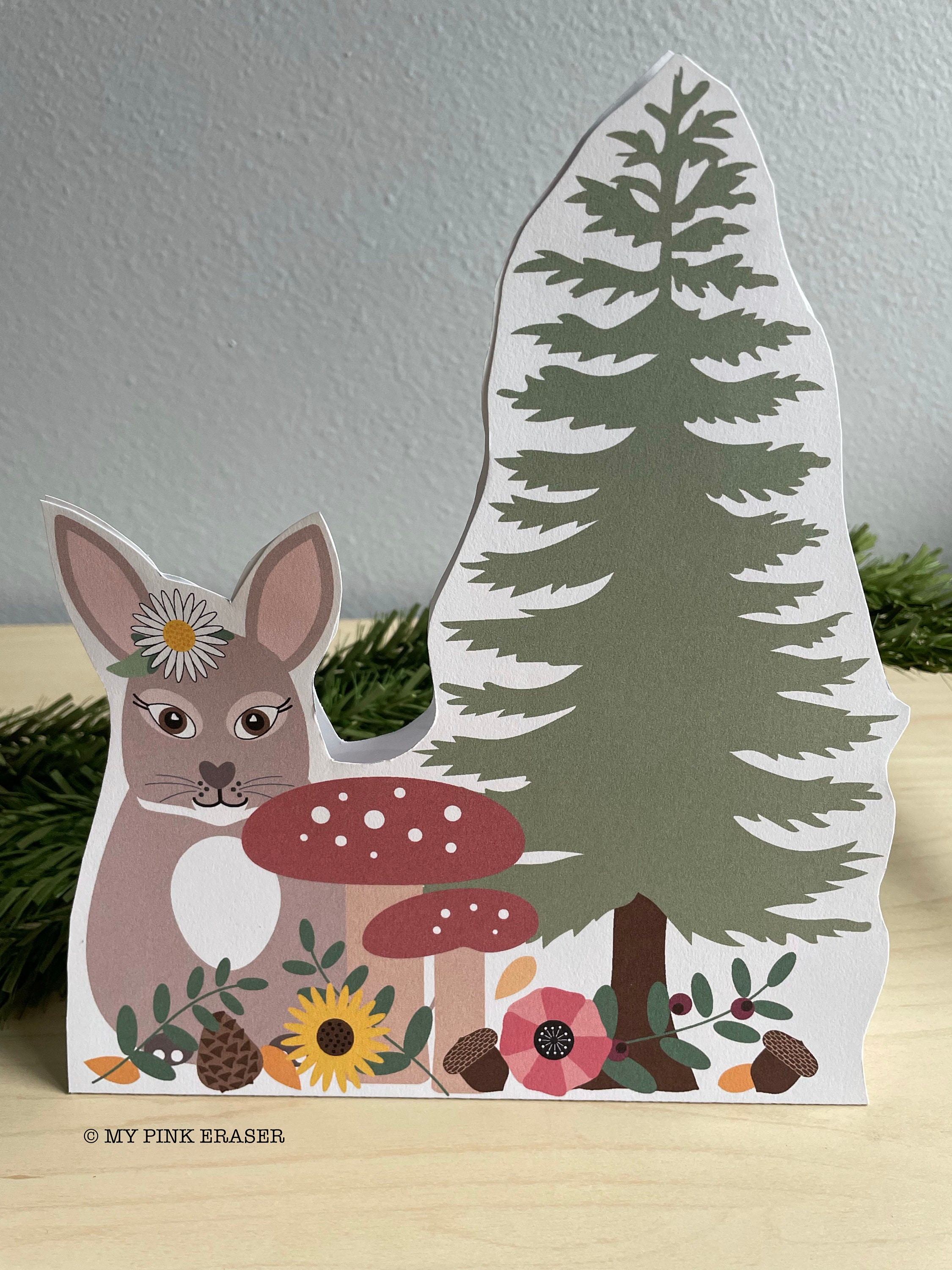 Woodland Animal Table Displays // Woodland Theme Party Decor - Etsy