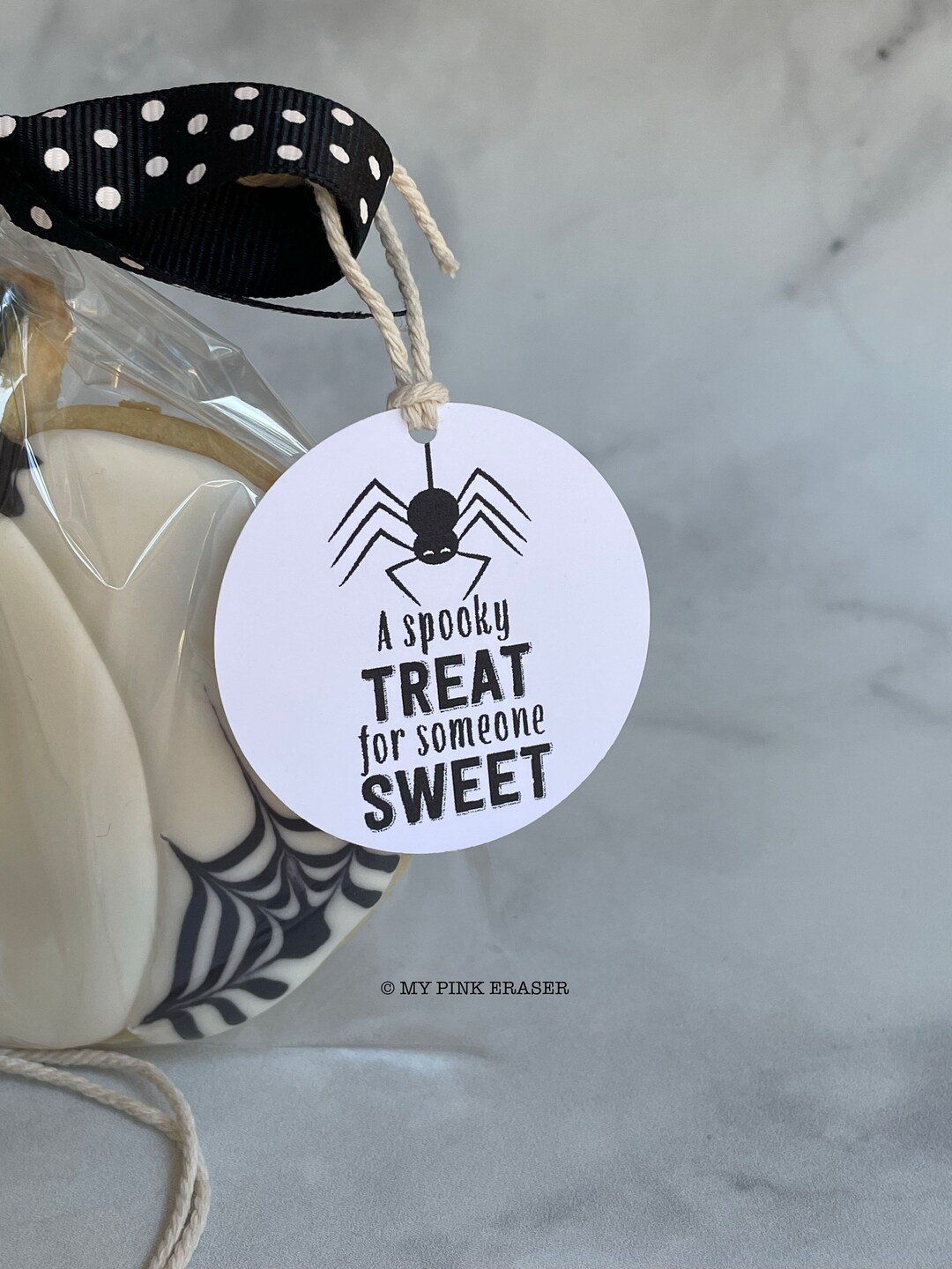 Spooky Treat Cookie Tag // Printable Halloween Treat Tag // Halloween ...