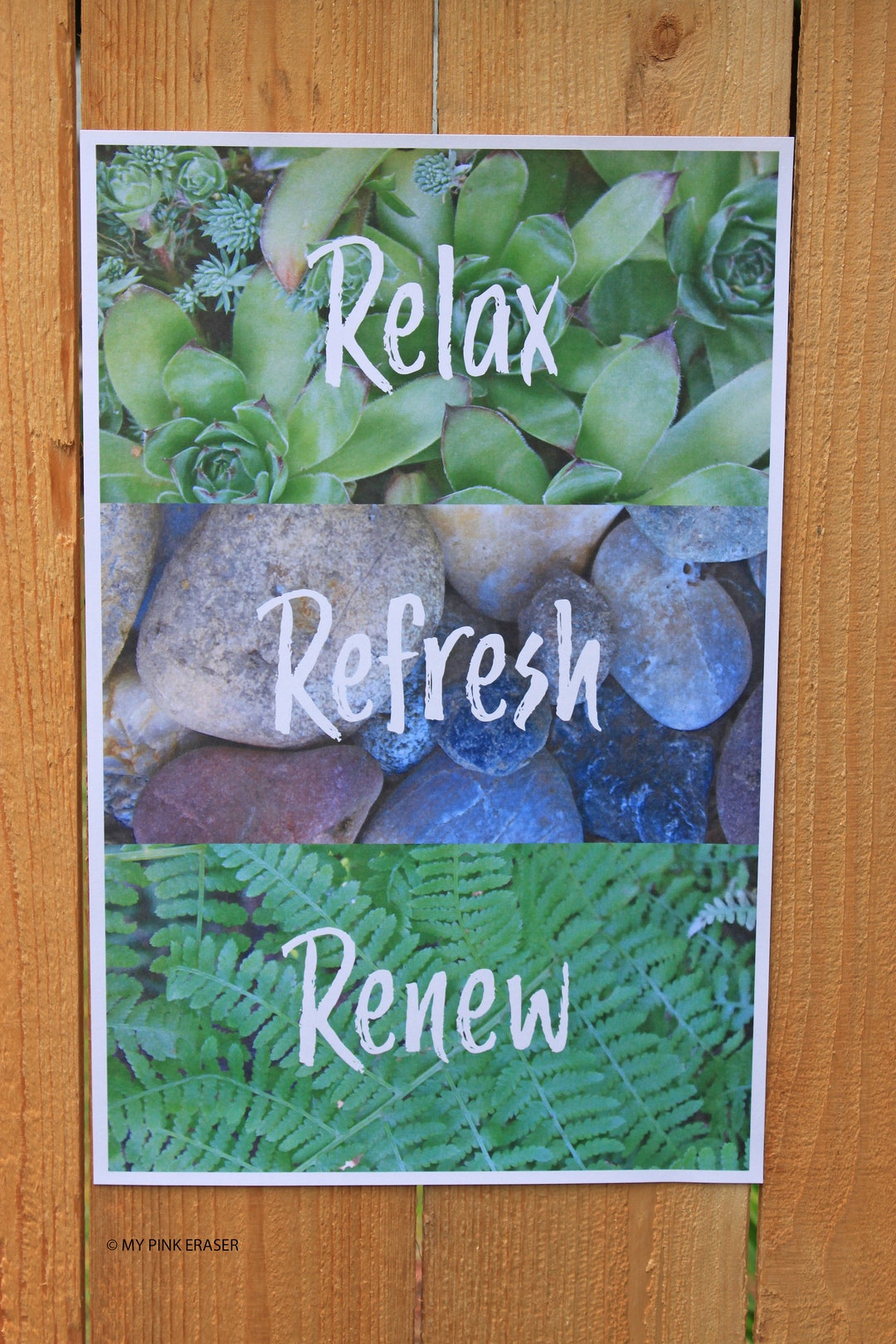 Relax Refresh Renew Poster - Etsy