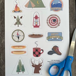 Lumberjack Cupcake Pics // Camping Theme Cupcake Pics - Etsy