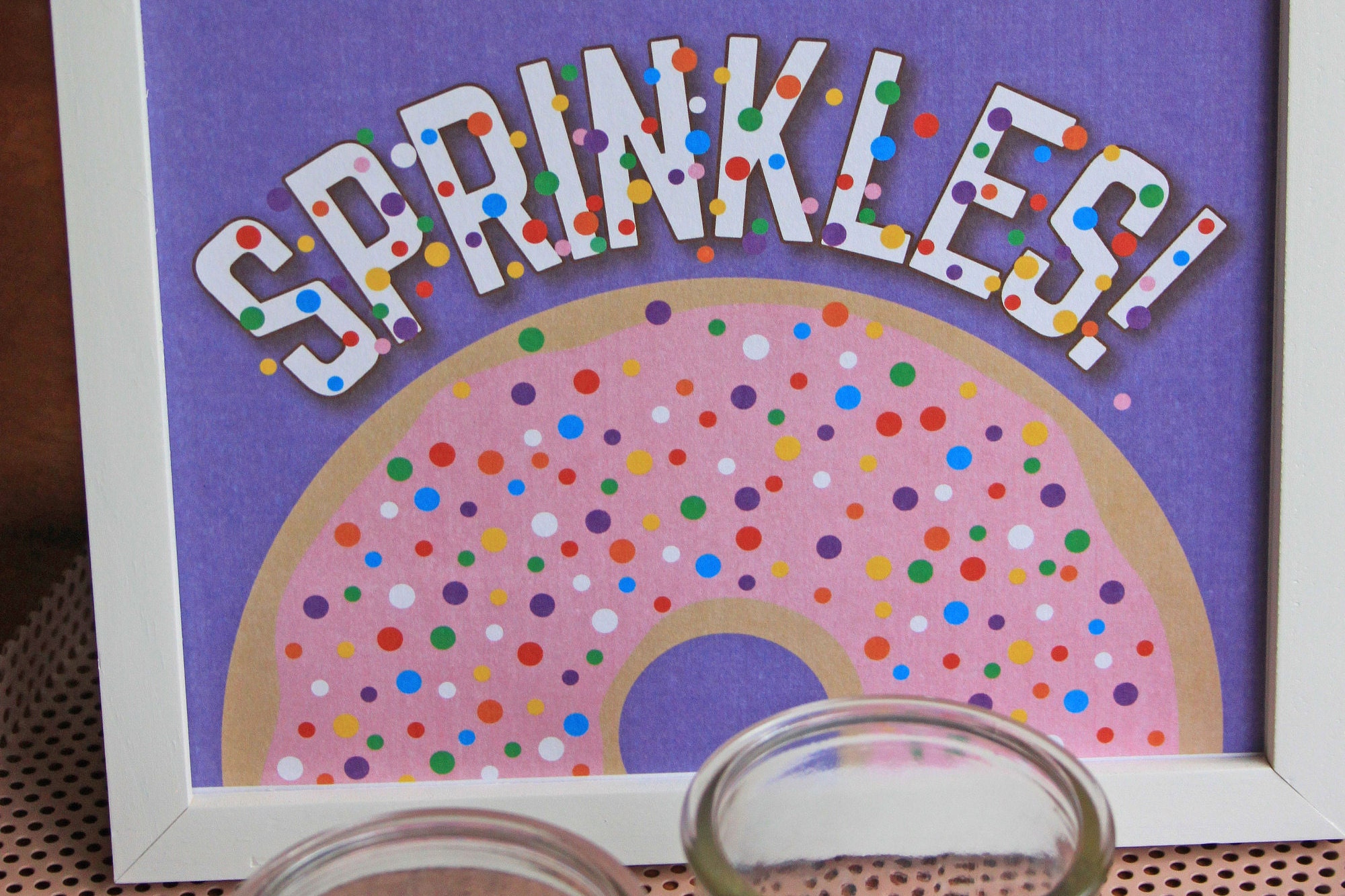 Donut Sprinkle Party Poster // Donut Party Decor - Etsy
