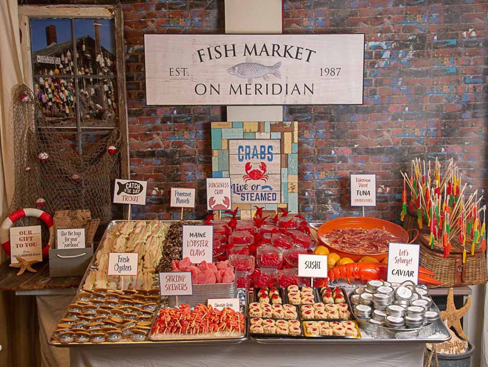 Crab Seafood Sign - Etsy