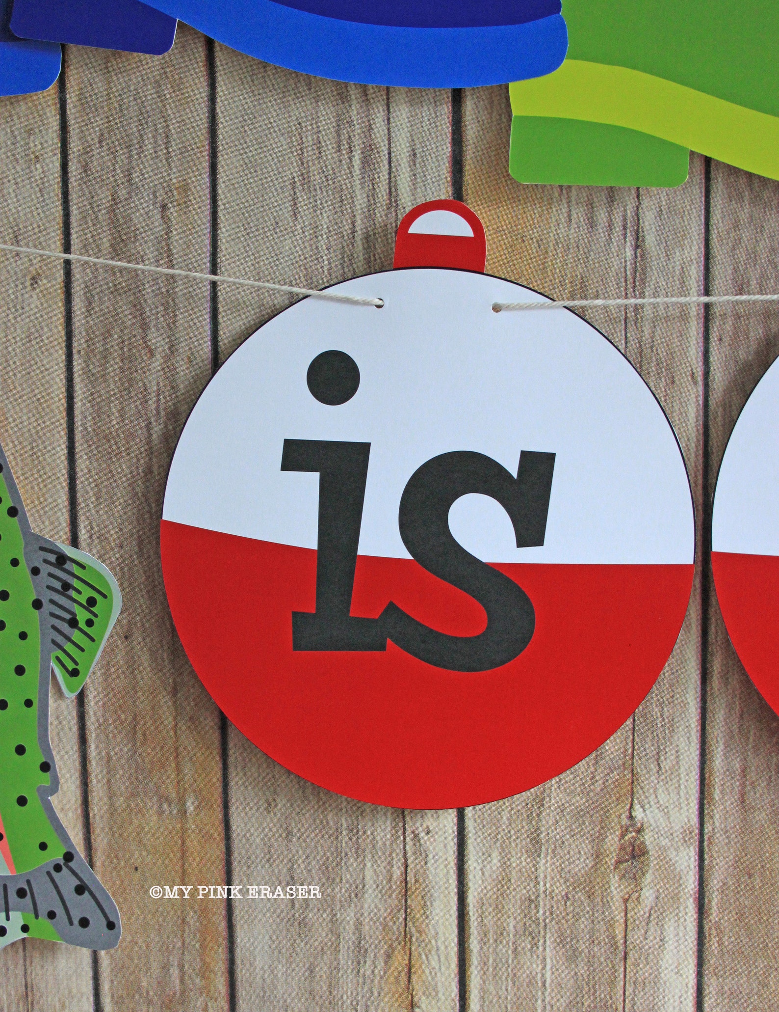 Fishing Theme Banner// Fishing Party - Etsy