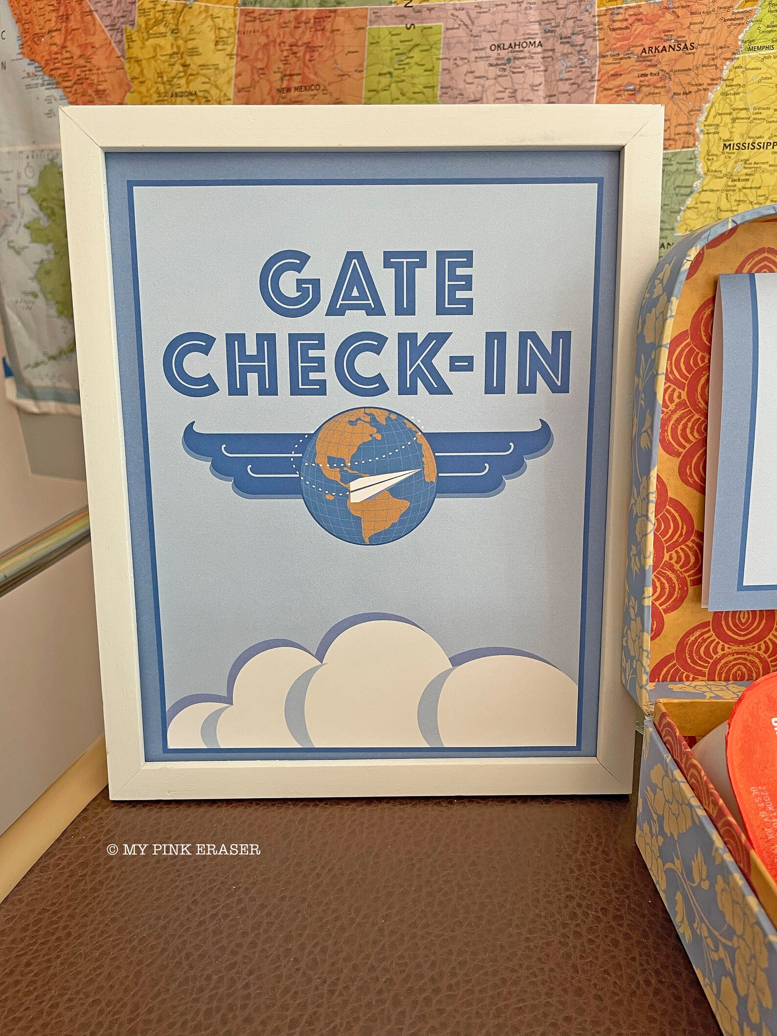 Travel Theme Party // Airport Signs // Airplane Theme - Etsy