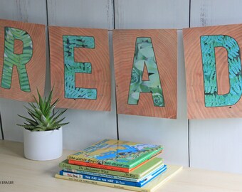 Classroom Read Banner // Reading Star Theme Banner - Etsy