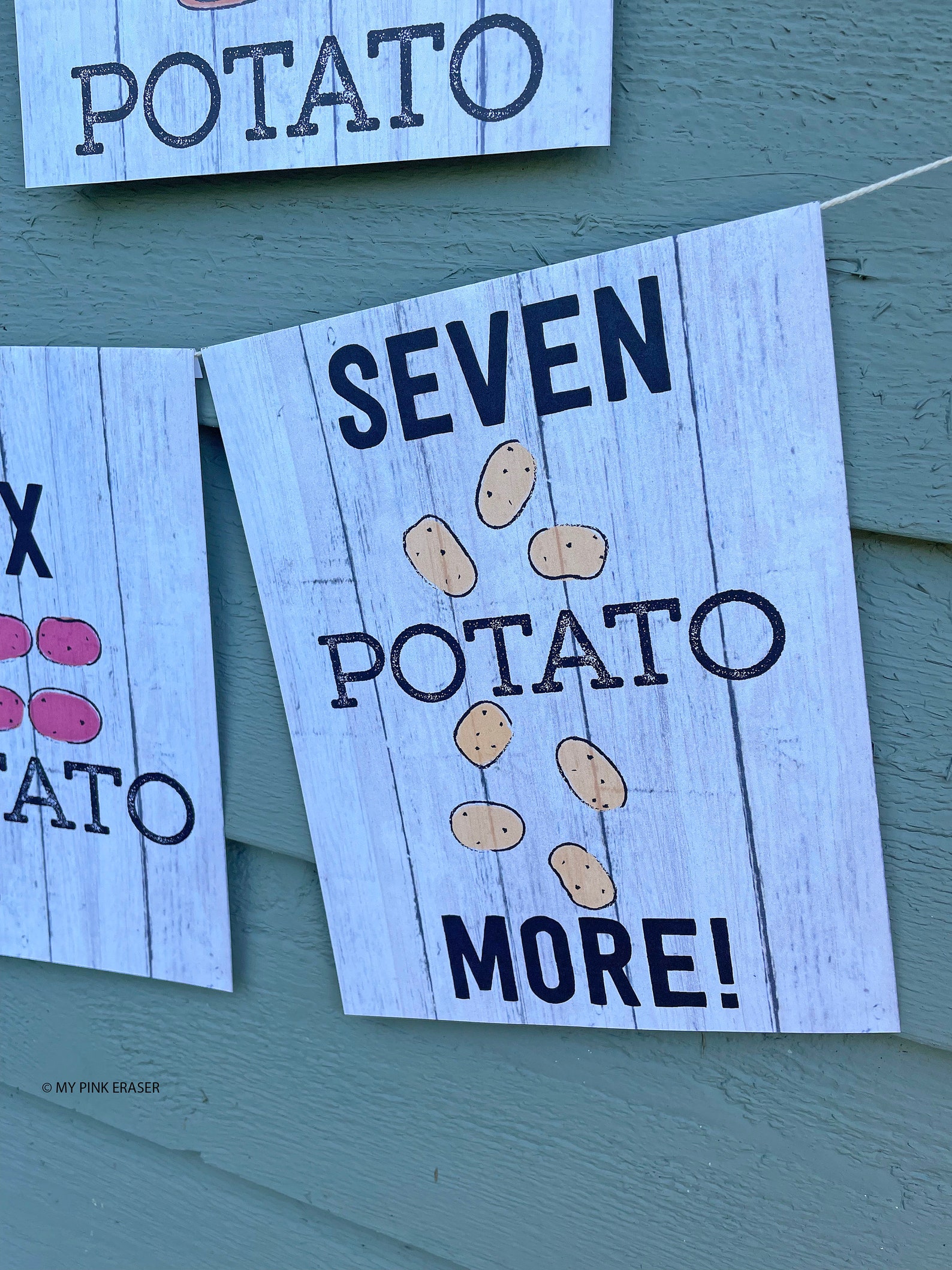 Potato Bar Banner // Baked Potato Bar Banner - Etsy