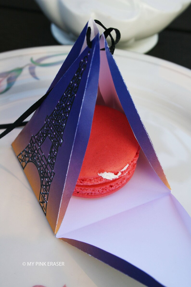 Eiffel Tower Favor Box // Paris Treat Box // French Theme - Etsy