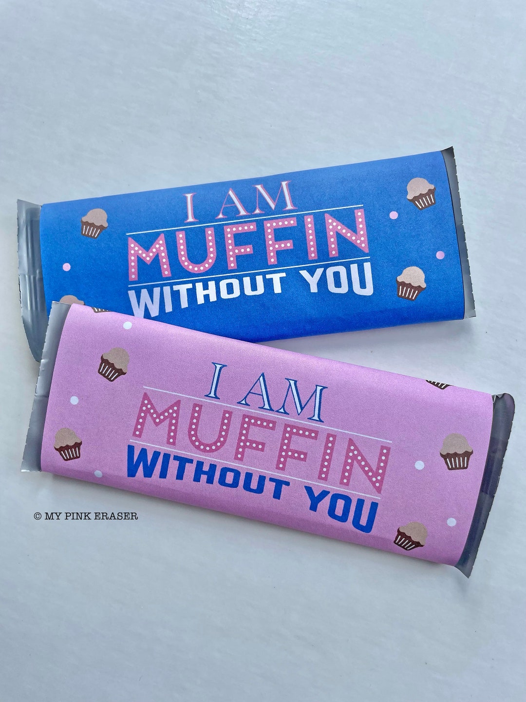 Muffins With Mom Candy Bar Wrap // Mom Group Candy Bar Label - Etsy