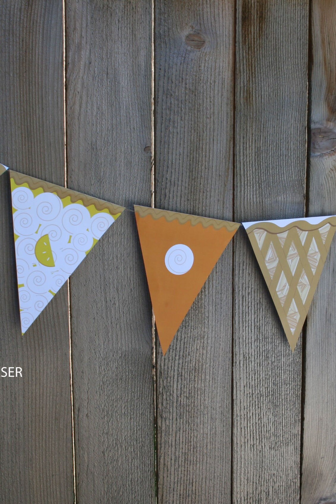 Pie Banner // Pie Pennant // County Fair Banner - Etsy