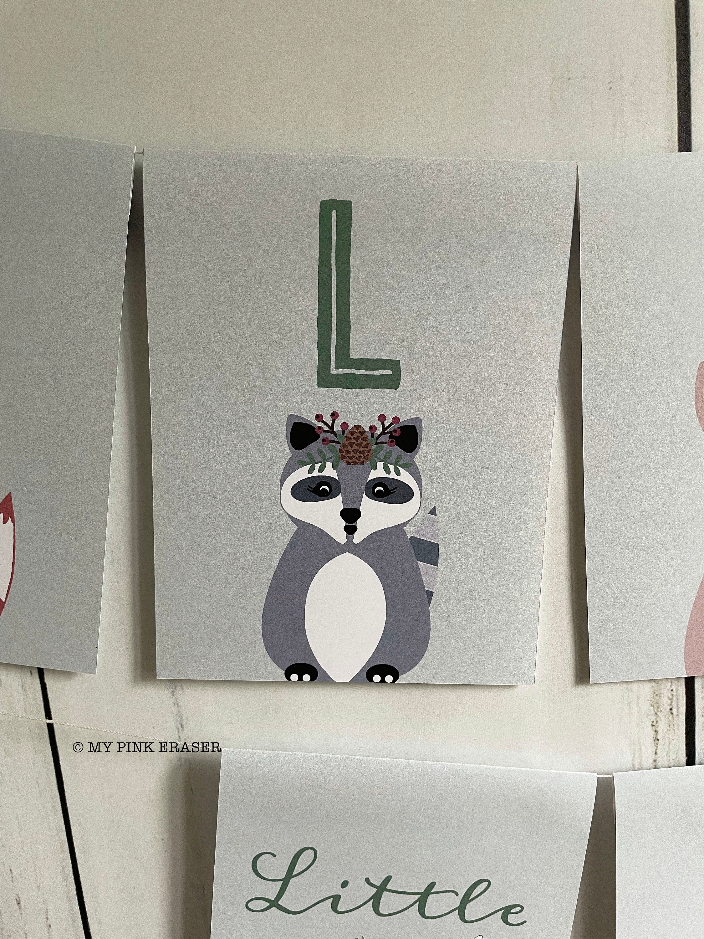 Woodland Animal Banner // Woodland Theme Party // Woodland Baby Shower ...