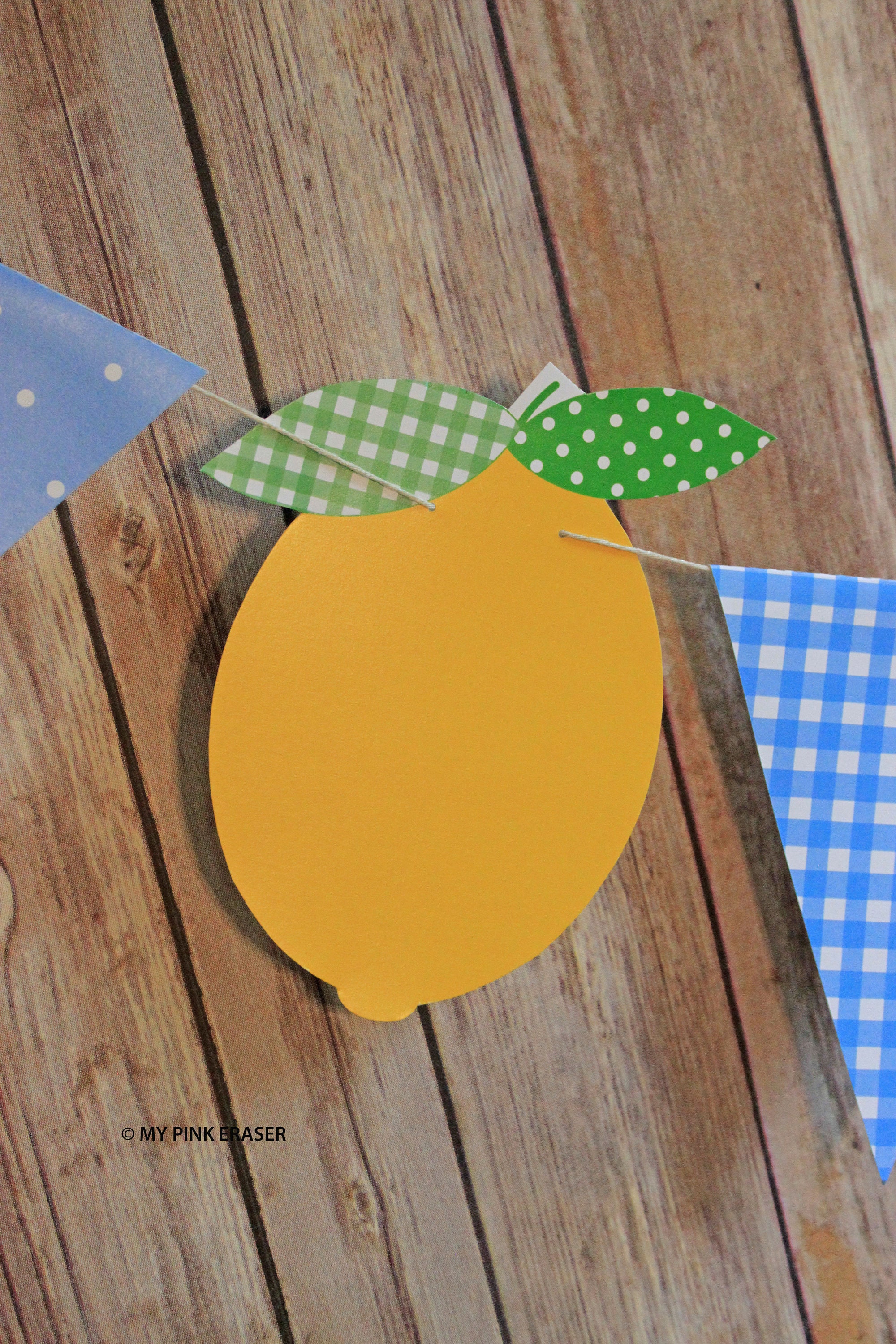 Lemon Banner // Lemon Pennant - Etsy
