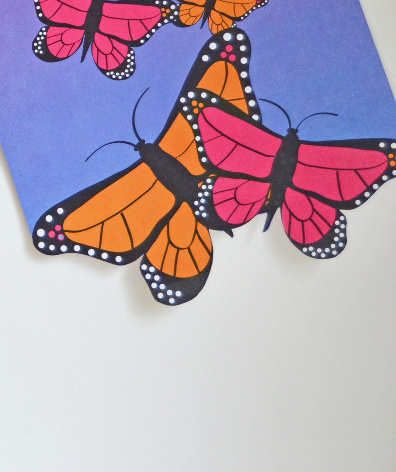 Monarch Butterfly Poster // Butterfly Theme Banner // Monarch Butterfly ...