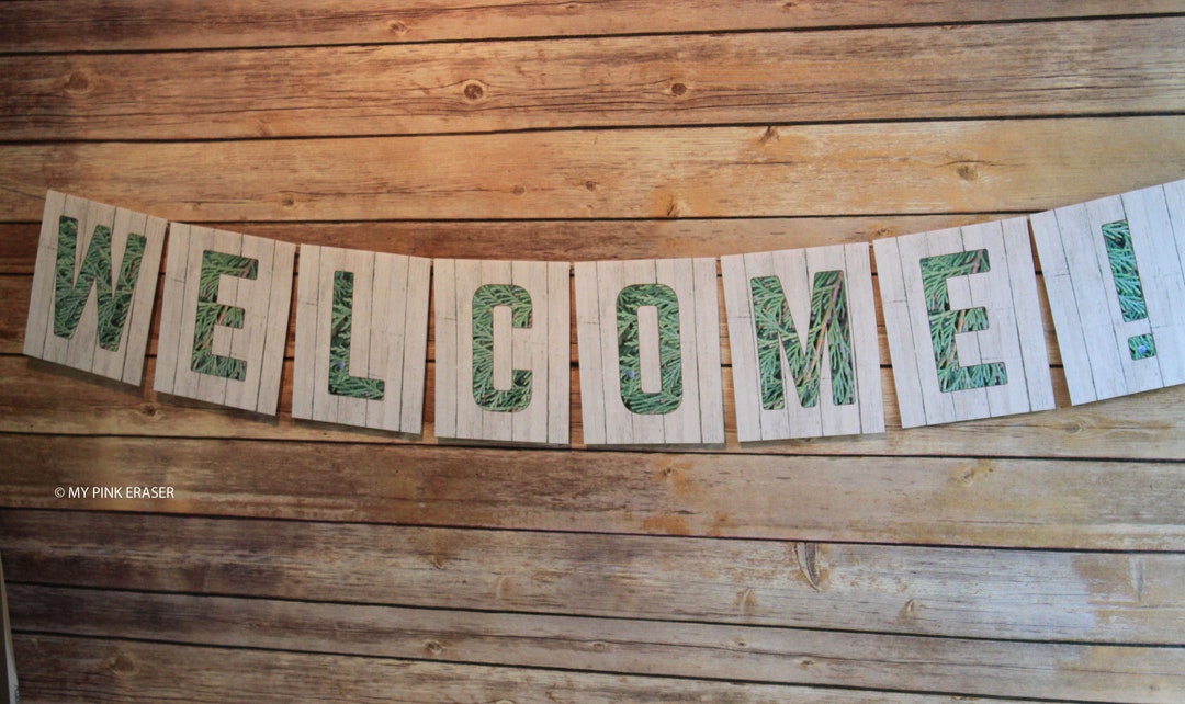 Welcome Banner // Wedding Banner // Reception Banner // Pnw Banner ...