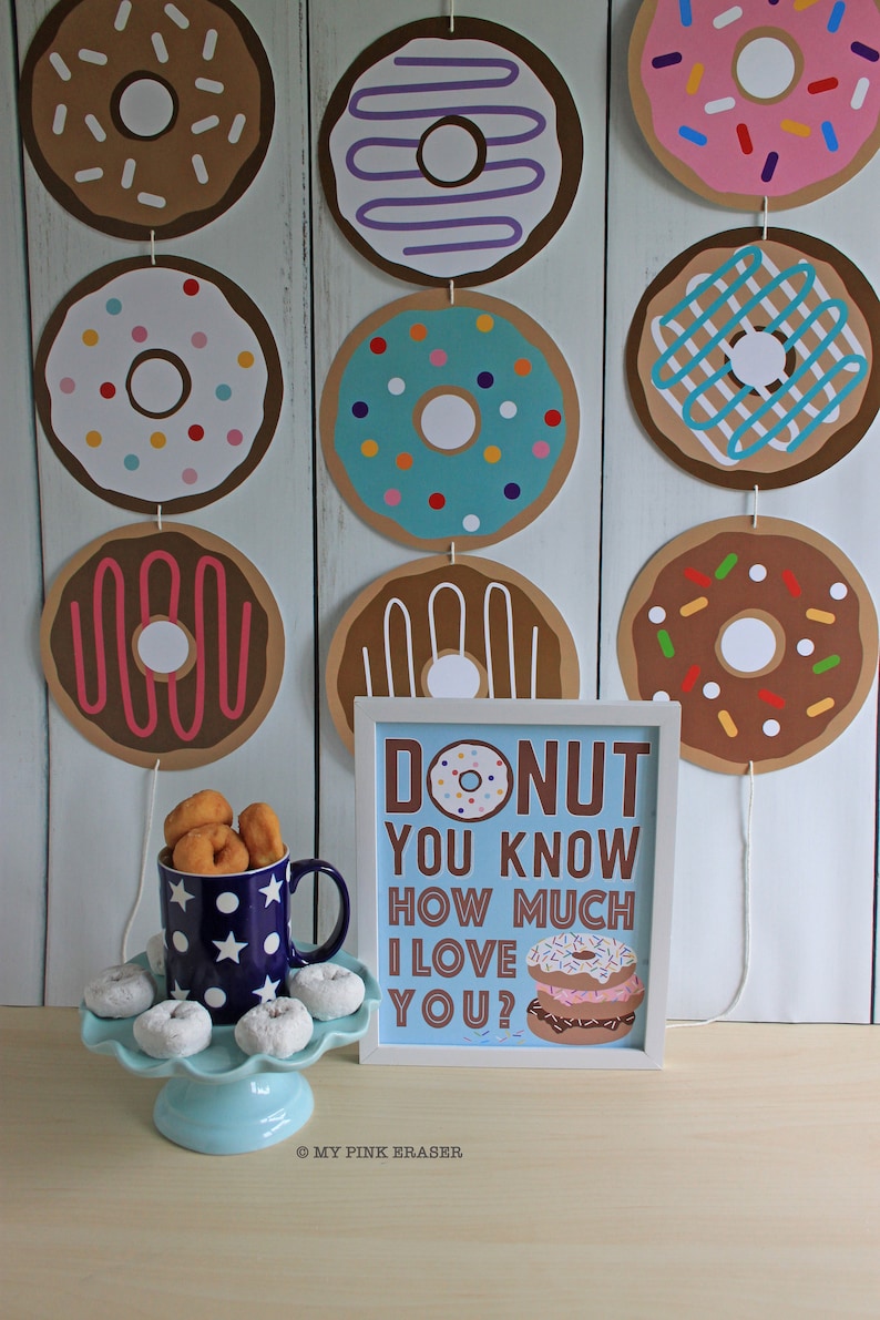 Donut Banner // Dads and Donuts Banner - Etsy