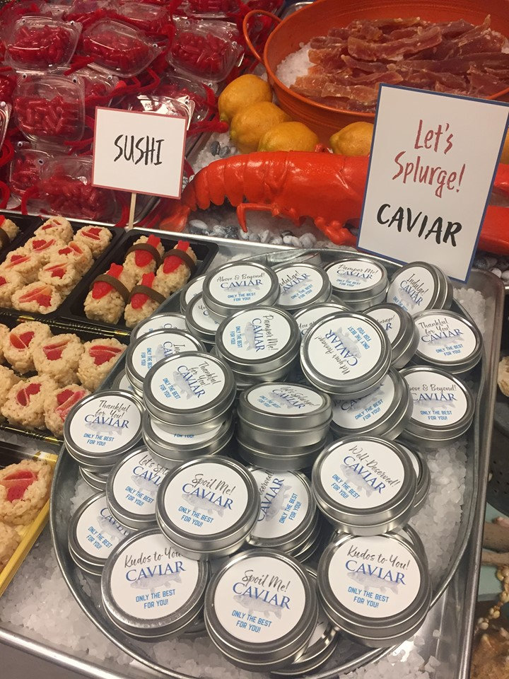 Caviar Candy Package Sticker // Caviar Candy Favor // Caviar Party ...