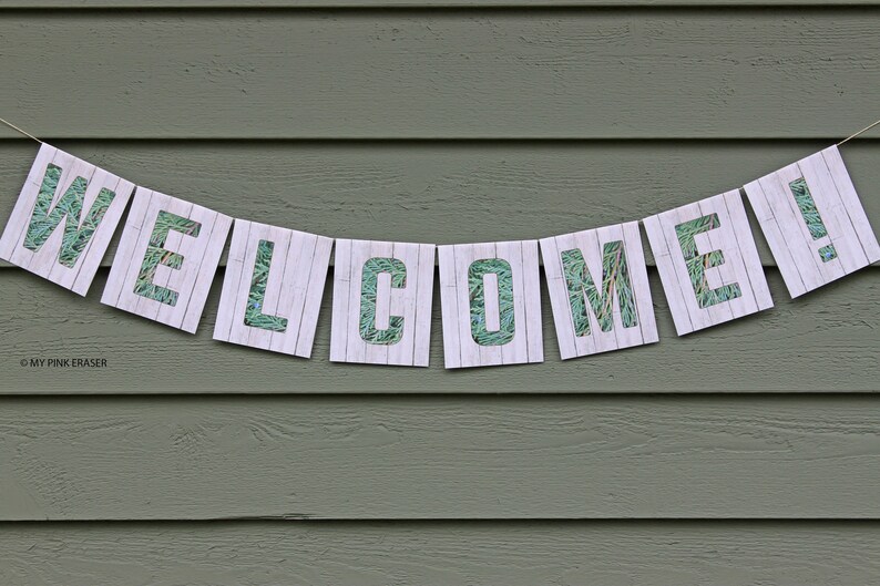 Welcome Banner for Classroom // Farmhouse Theme Welcome Banner - Etsy