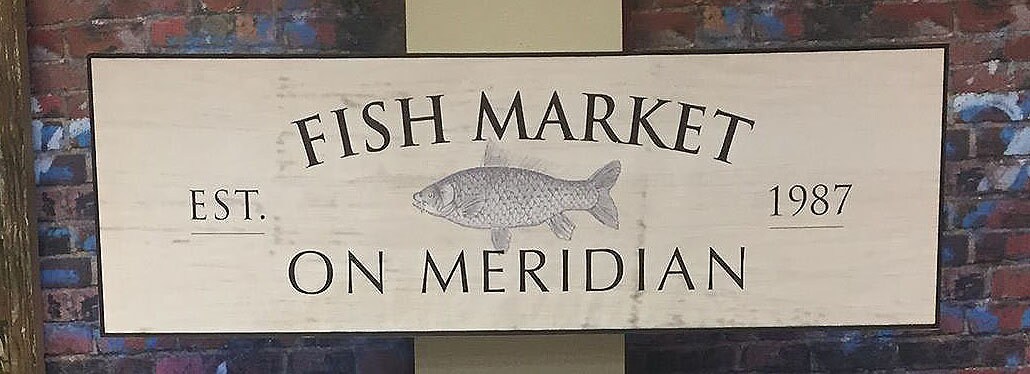 Fish Market Printable Sign // Seafood Market Printable Sign - Etsy