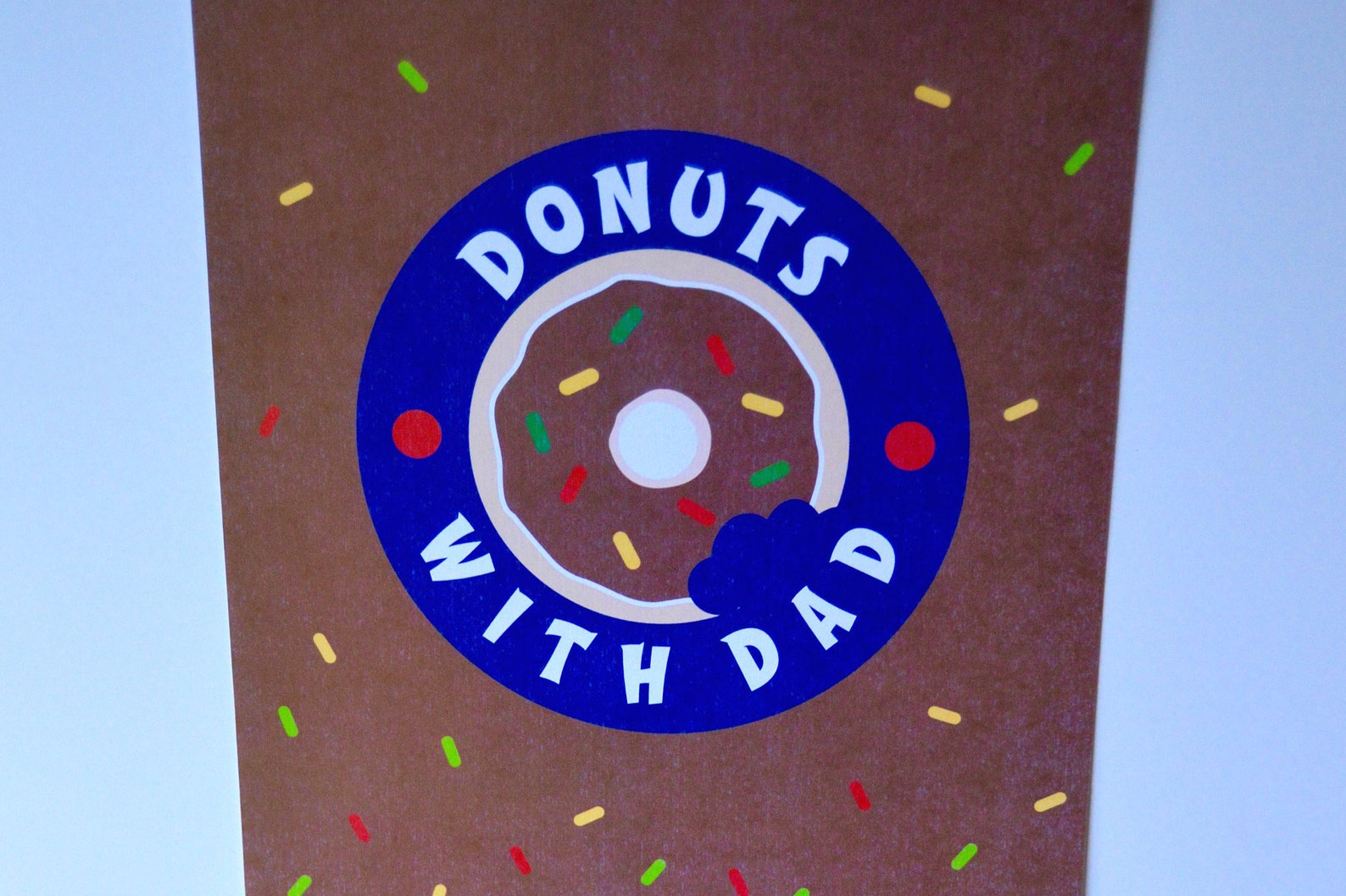 Donuts With Dad Poster // Donuts and Dad Banner - Etsy