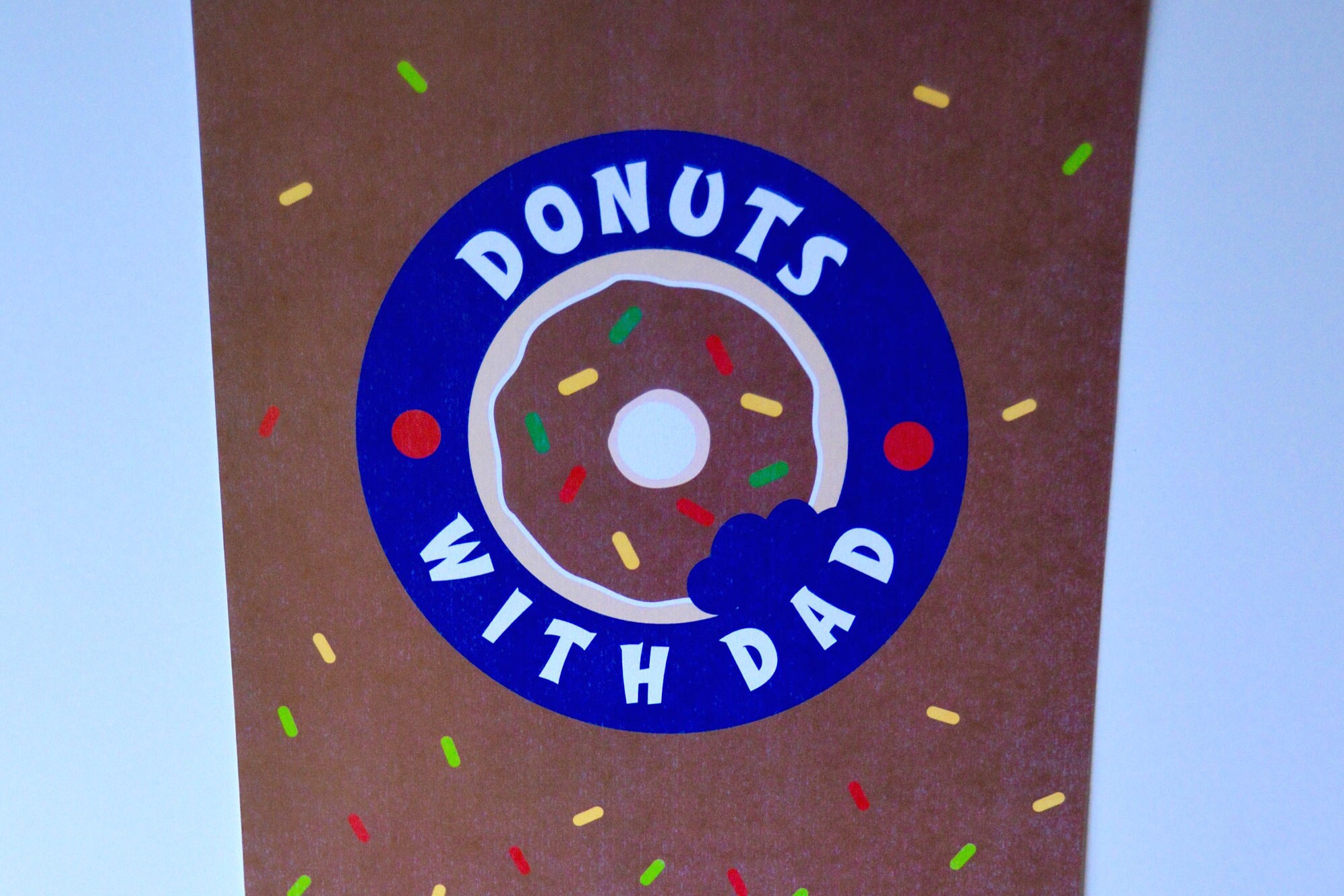 Donuts With Dad Poster // Donuts and Dad Banner - Etsy