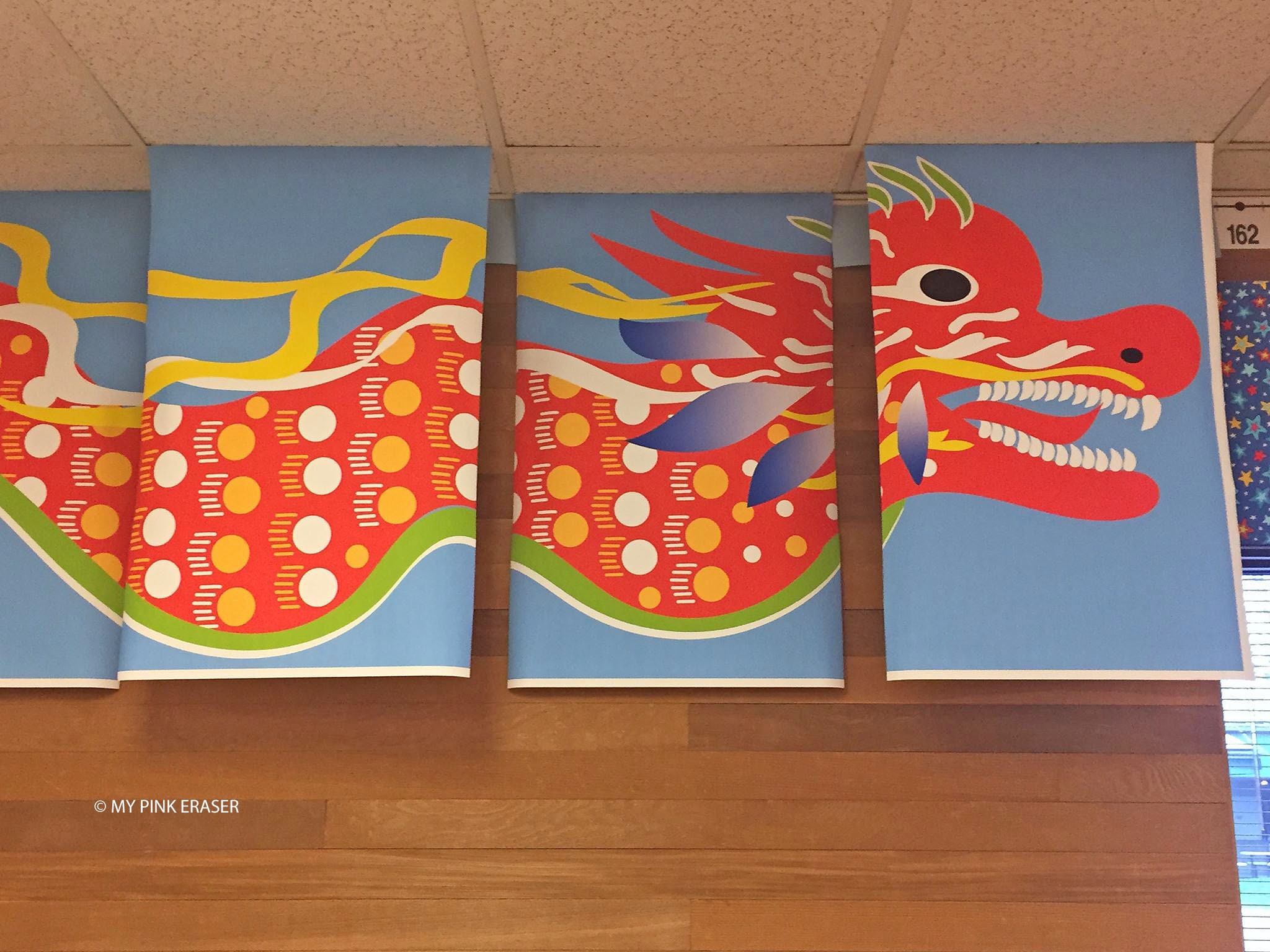 Chinese New Year Dragon Banner // Lunar New Year // Lantern Festival - Etsy