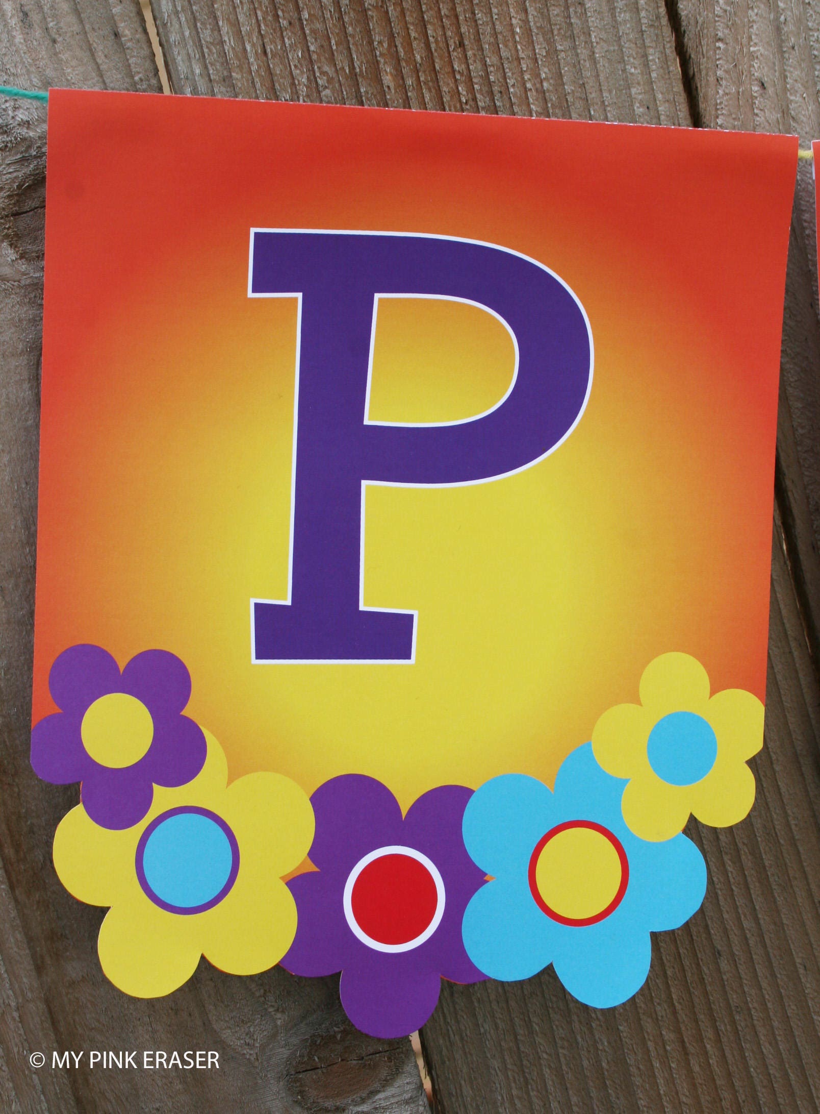 Peace and Love Banner //1960s Banner - Etsy