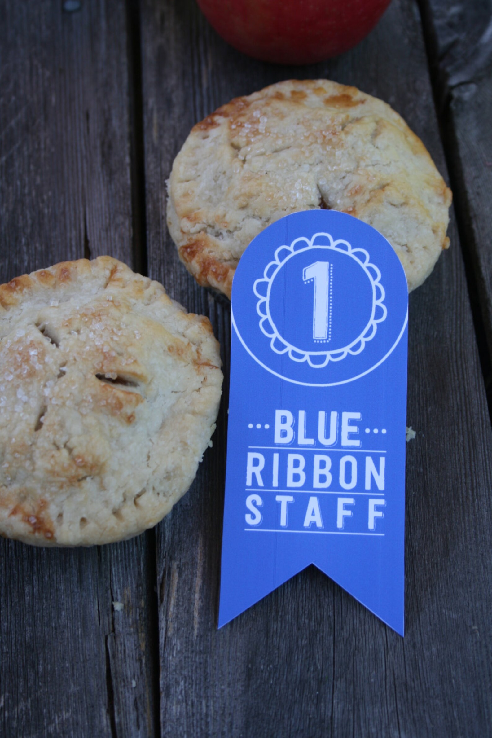Blue Ribbon Staff Gift Tag // Staff Thank You Tag - Etsy