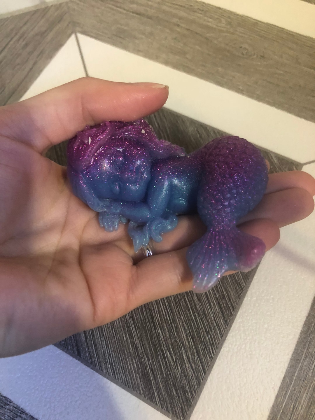 Silicone Squishy Toy Sleepy Mermaid - Etsy