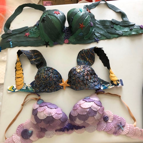 Silicone Starfish or Shells for Diy Mermaid Top - Etsy