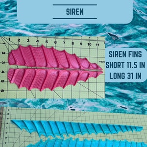 Silicone Mermaid Fins - Siren Fins- Custom - Etsy