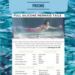 Custom Made Full Silicone Mermaid Tail - Etsy
