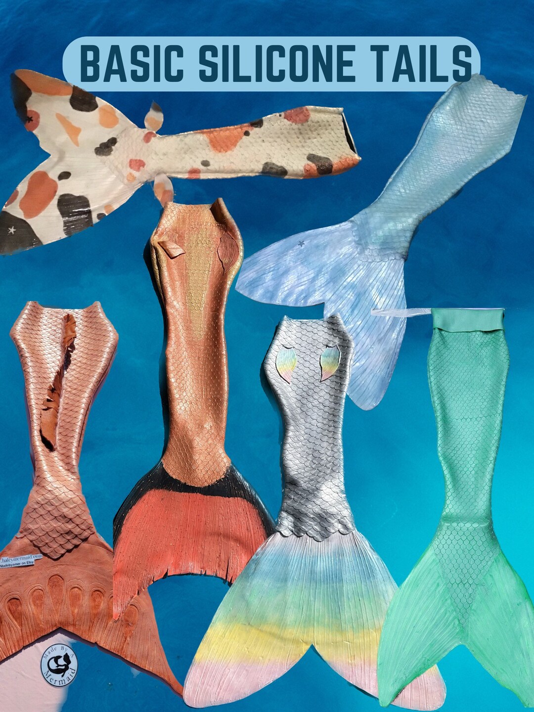 Basic Silicone Mermaid Tail Custom Swimmable Skin Safe - Etsy